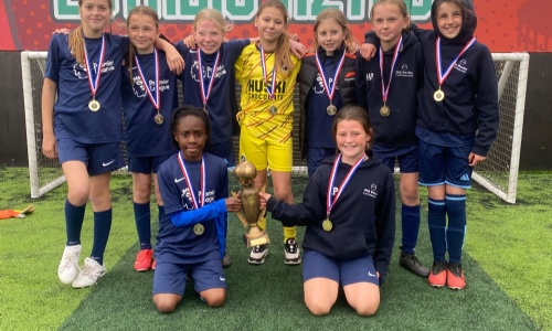 Old Bexley C of E Primary School - Girls Football League Winners 2025